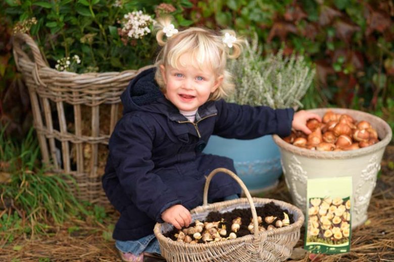 Gardening with flower bulbs is lots of fun for children! - Gardenia