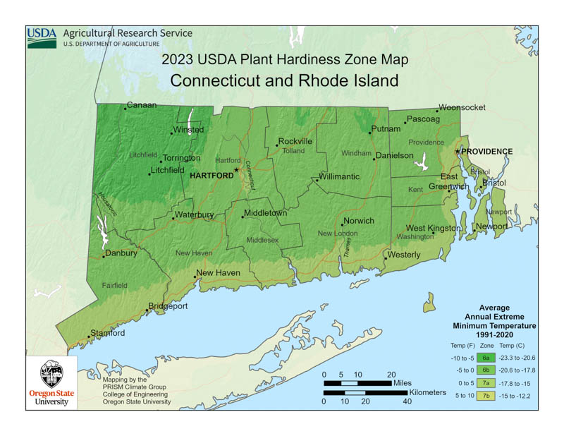Rhode Island Planting Zones - Growing Zones Guide
