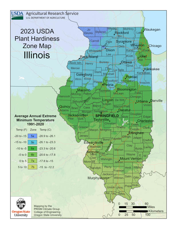 Illinois Planting Zones - Growing Zones Guide