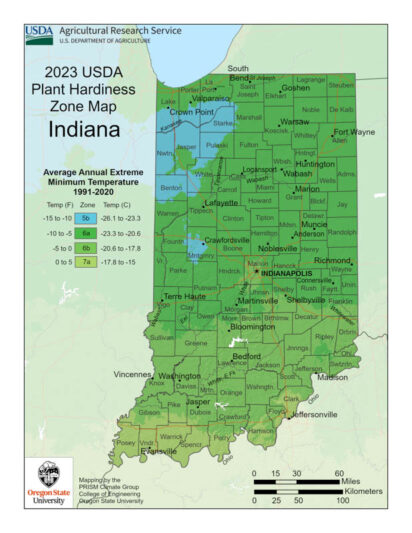 Indiana Planting Zones - Growing Zones Guide
