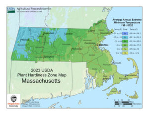 Massachusetts Planting Zones - Growing Zones Guide