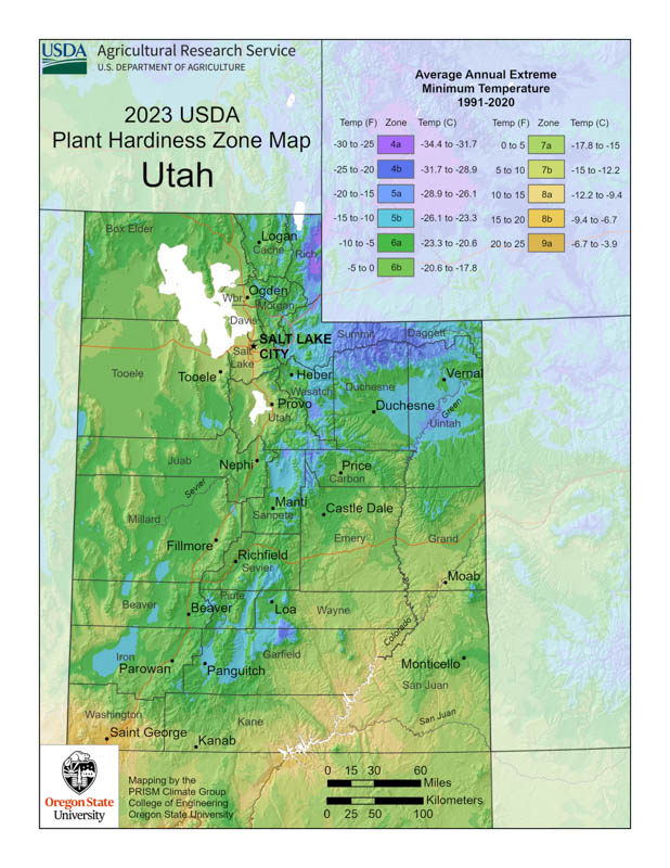 Utah Planting Zones - Growing Zones Guide