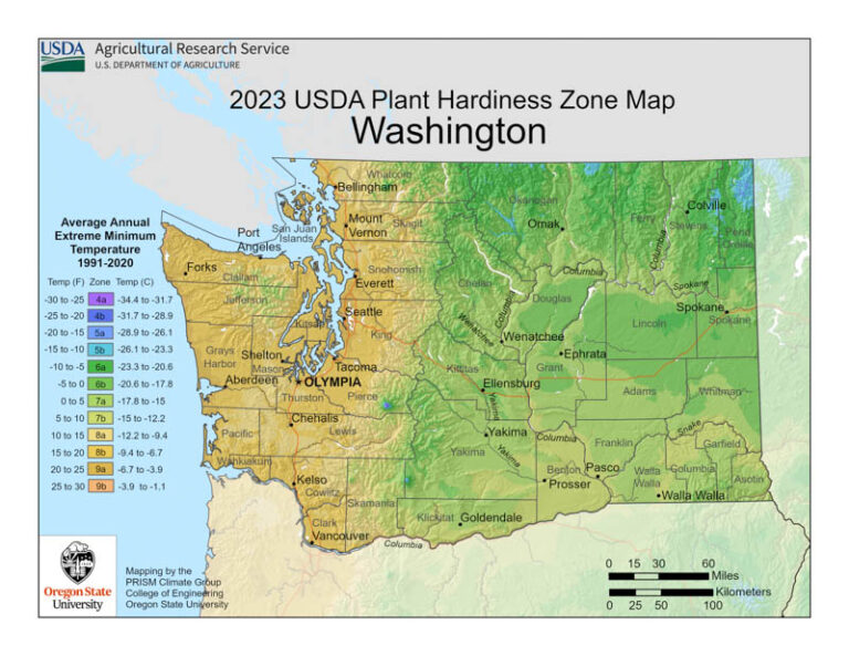 Washington Planting Zones - Growing Zones Guide