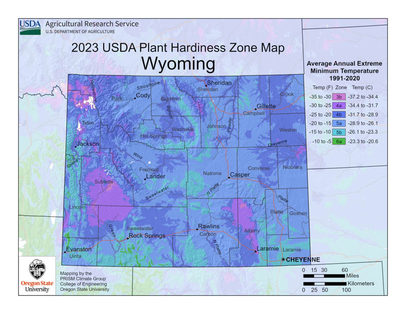 Wyoming Planting Zones - Growing Zones Guide